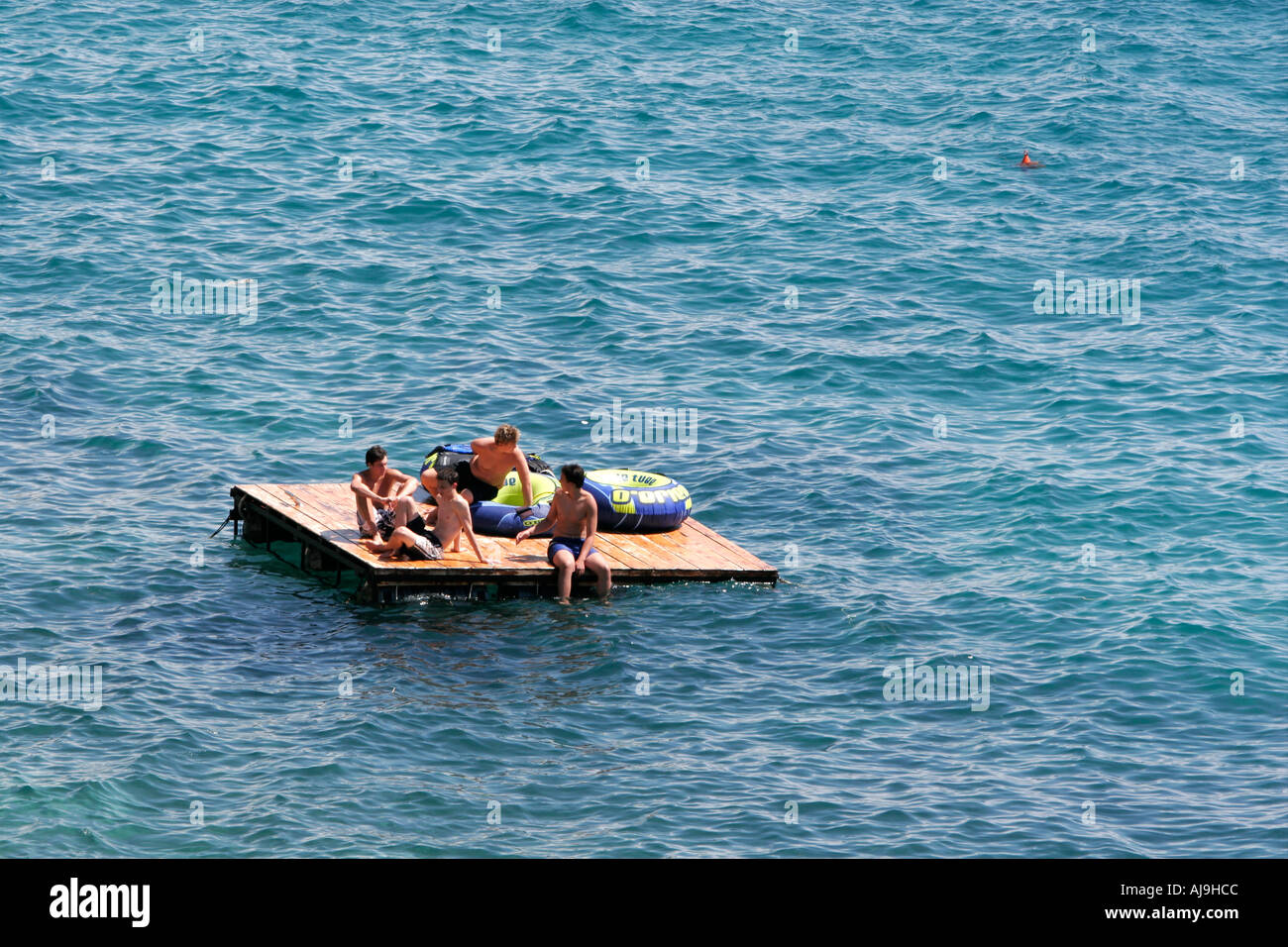 floating platform in Dubrovnik Croatia Stock Photo - Alamy