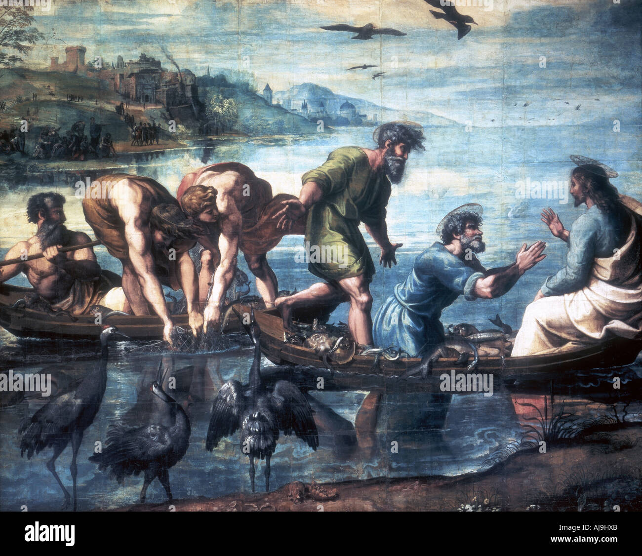 Raphael miraculous catch of fish hi-res stock photography and images ...