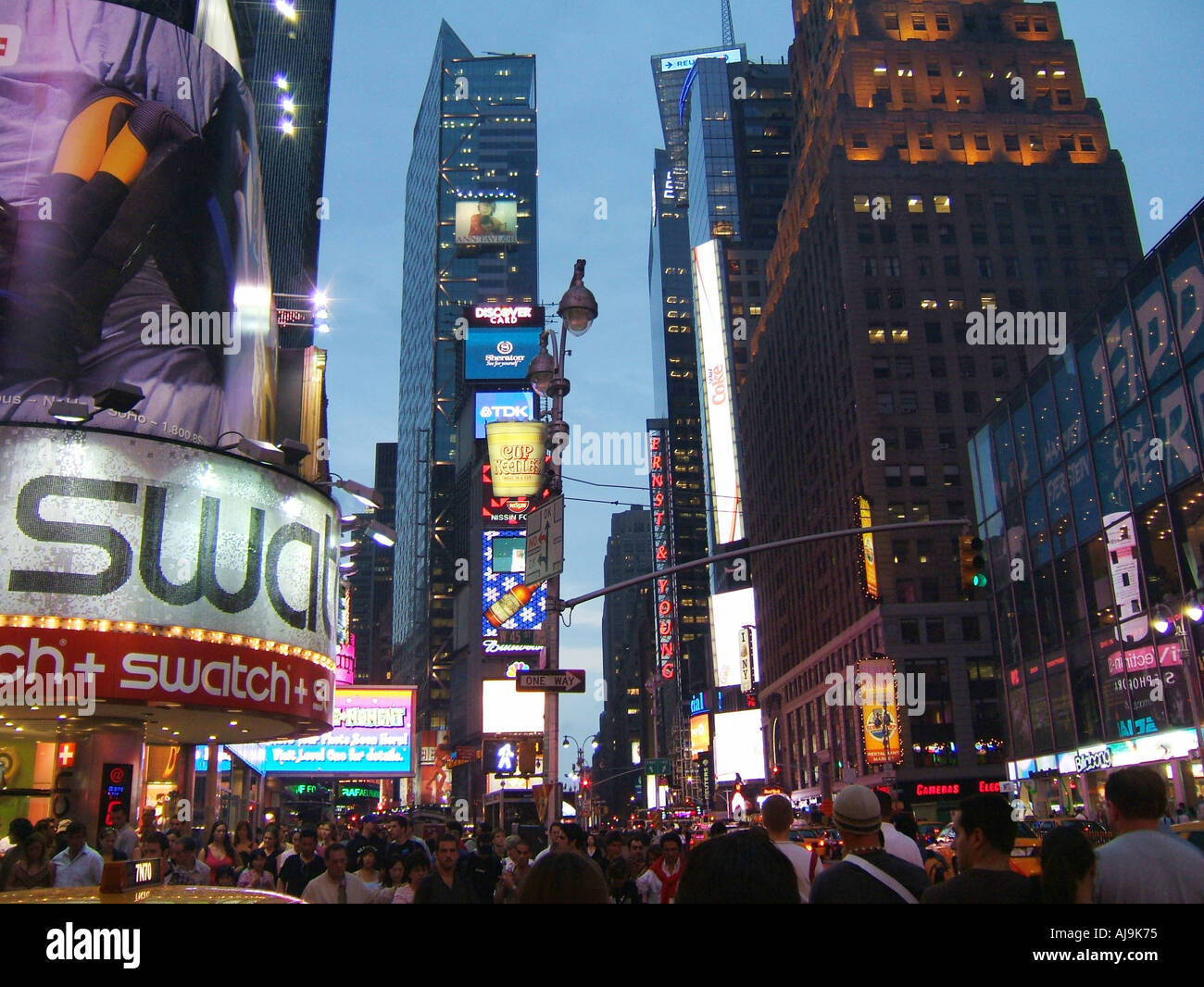 Times Square New York America USA holiday travel Stock Photo - Alamy
