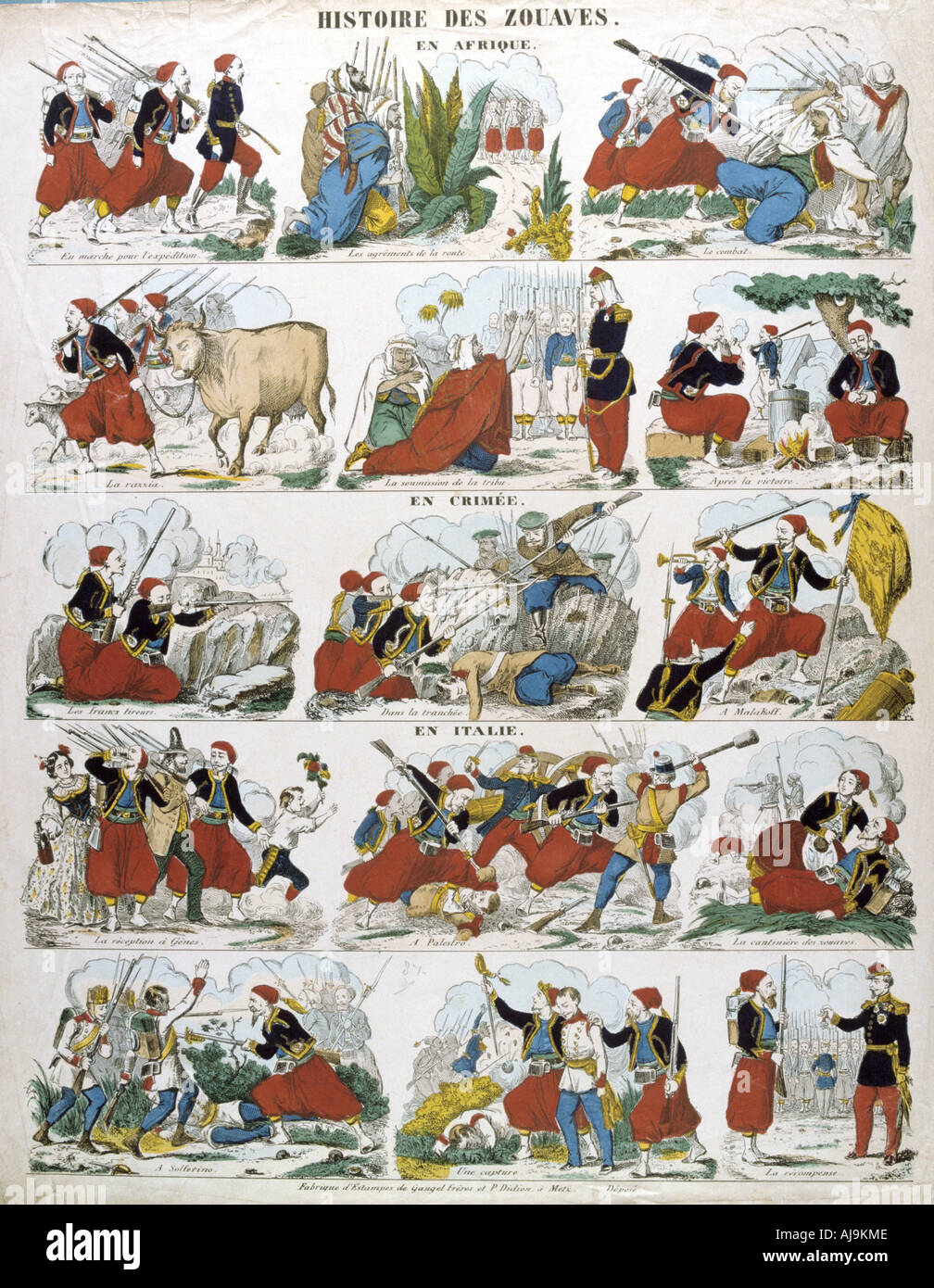 History of the zouaves hi-res stock photography and images - Alamy