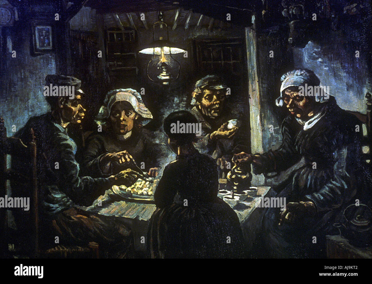 'The Potato Eaters', 1885. Artist: Vincent van Gogh Stock Photo - Alamy