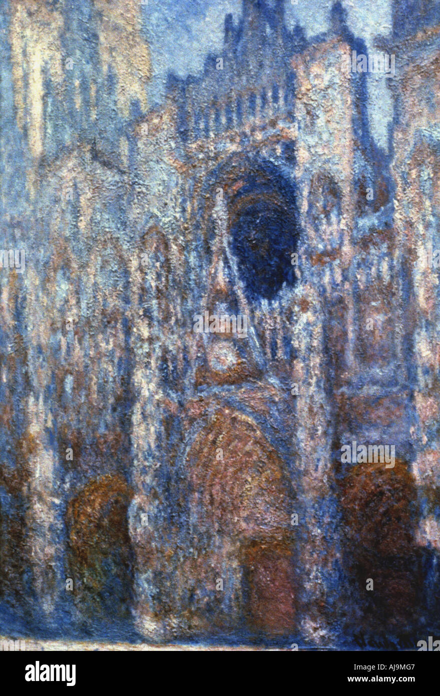 'Rouen Cathedral, Sunlight', 1894. Artist: Claude Monet Stock Photo - Alamy