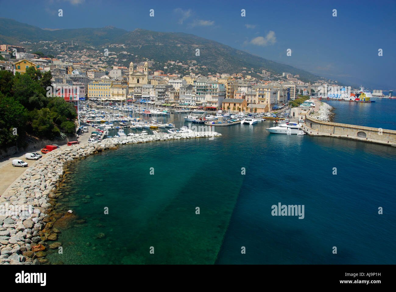 Port of Bastia, Corsica, France Stock Photo - Alamy