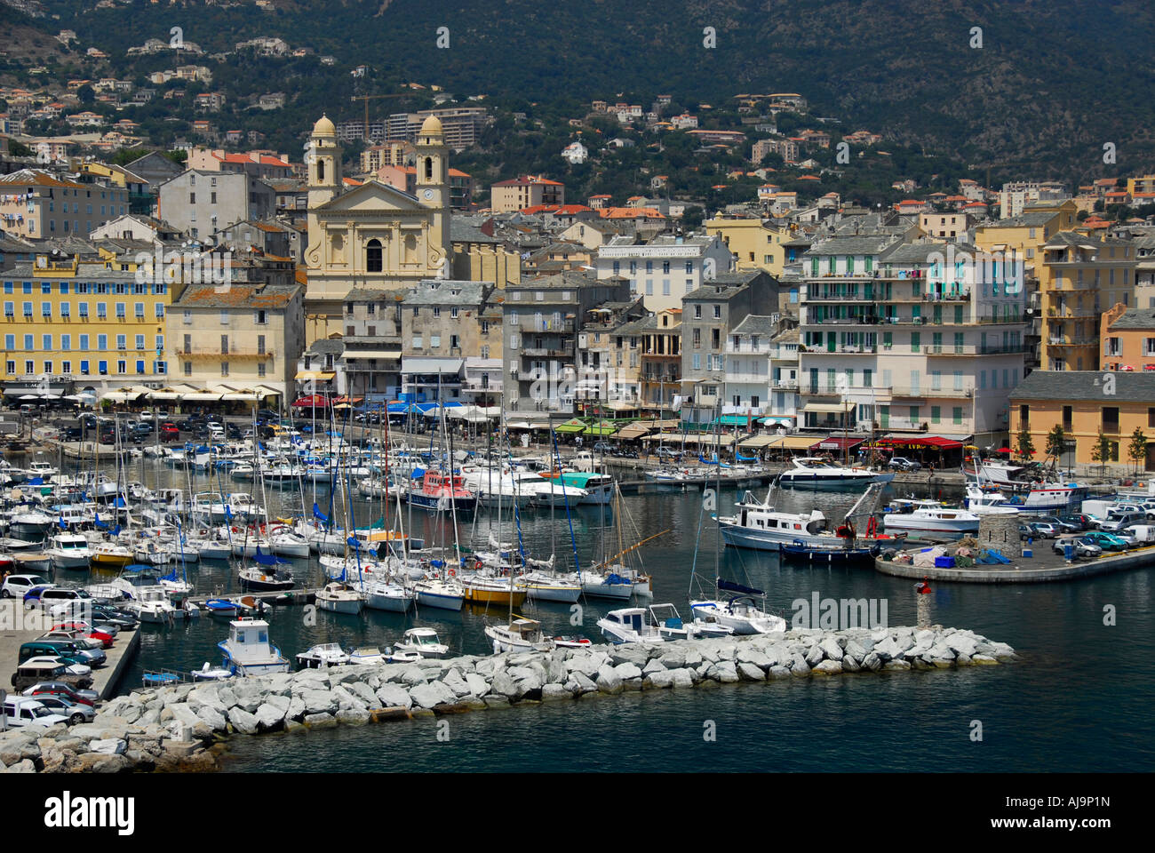 Port of Bastia, Corsica, France Stock Photo - Alamy