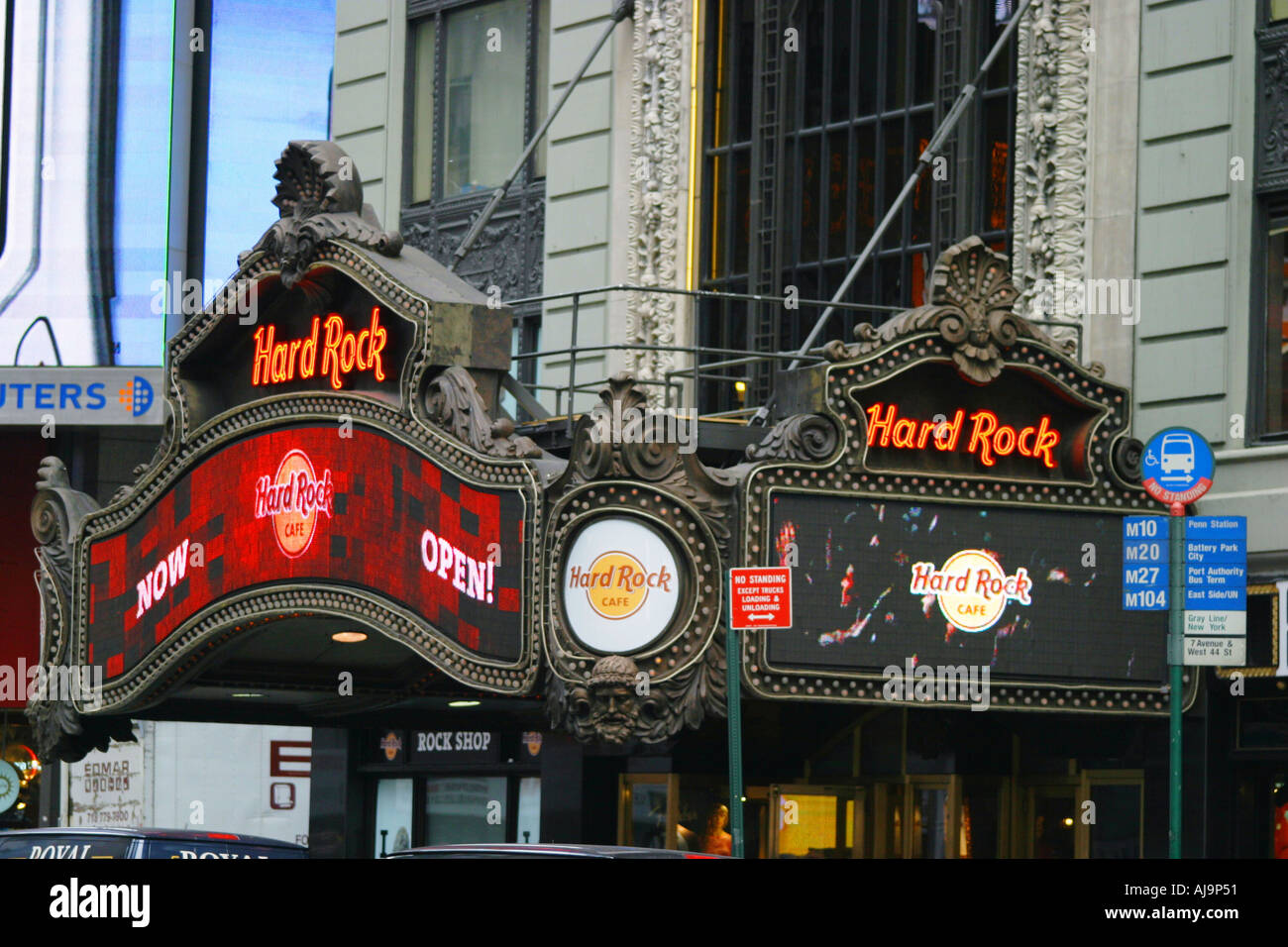 Hard Rock cafe New York Times Square USA Stock Photo - Alamy
