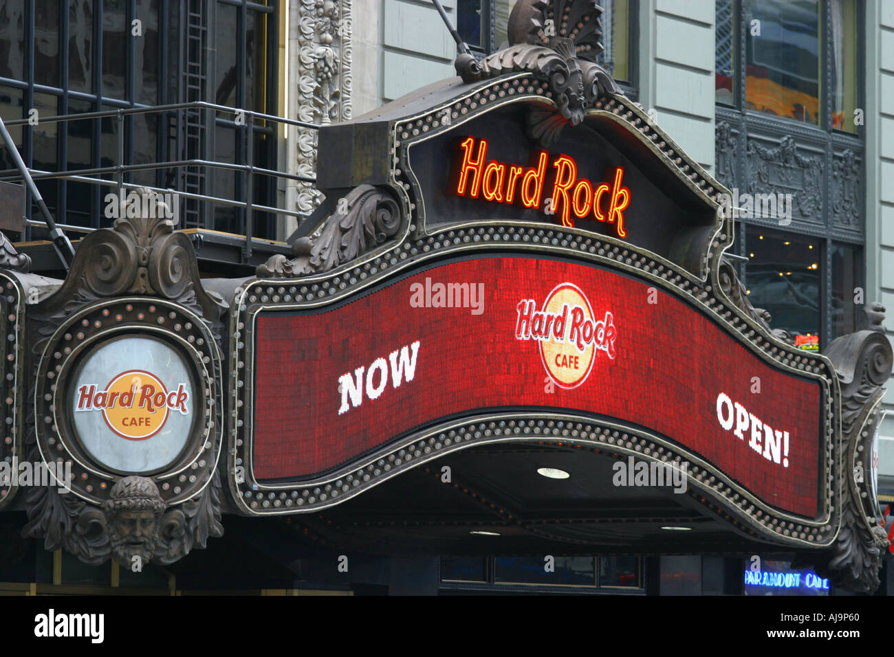 Hard Rock cafe New York Times Square USA Stock Photo - Alamy