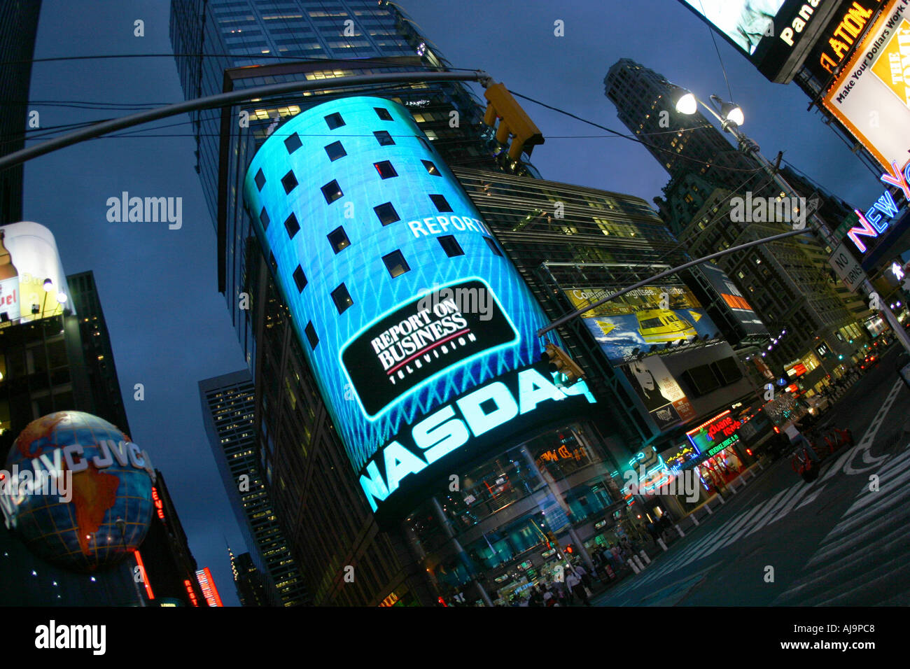Nasdaq neon sign hi-res stock photography and images - Alamy