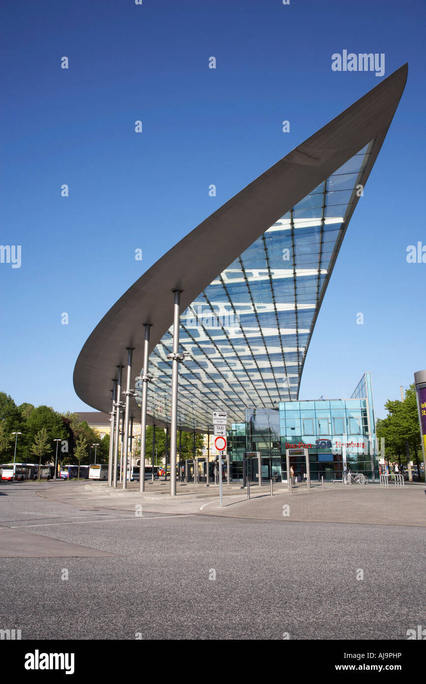 Bus Terminal, Hamburg, Germany Stock Photo - Alamy