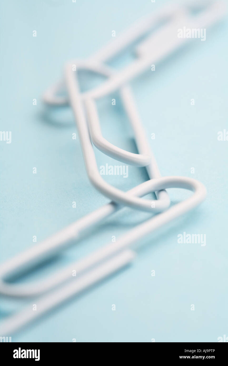 Blue Plastic Paperclip High Resolution Stock Photography and Images - Alamy