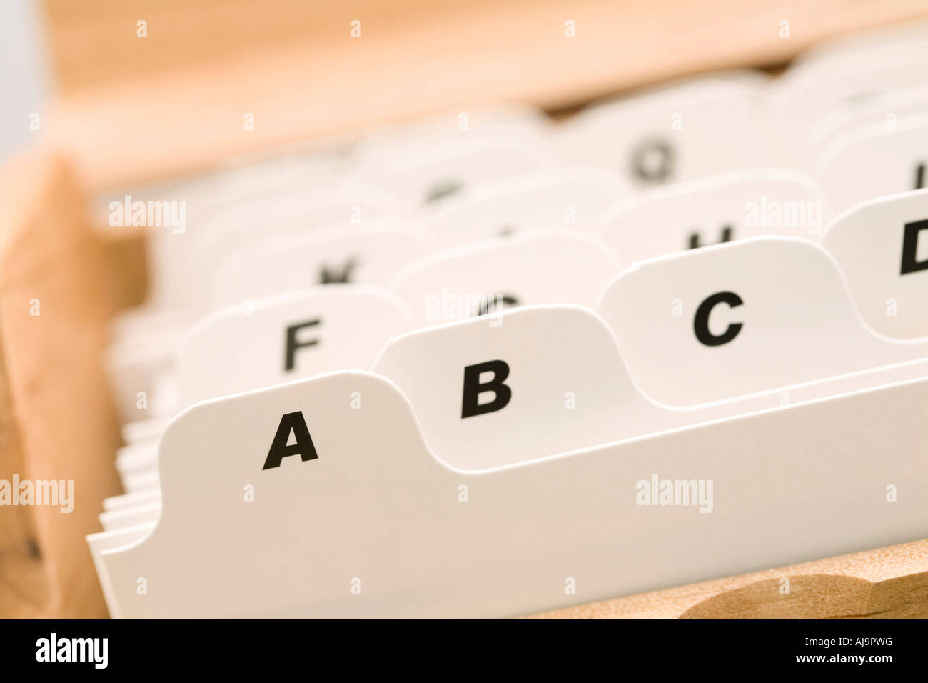 Tab alphabet hi-res stock photography and images - Alamy