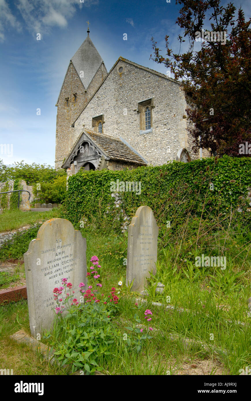 Church of St Mary Sompting West Sussex Stock Photo - Alamy