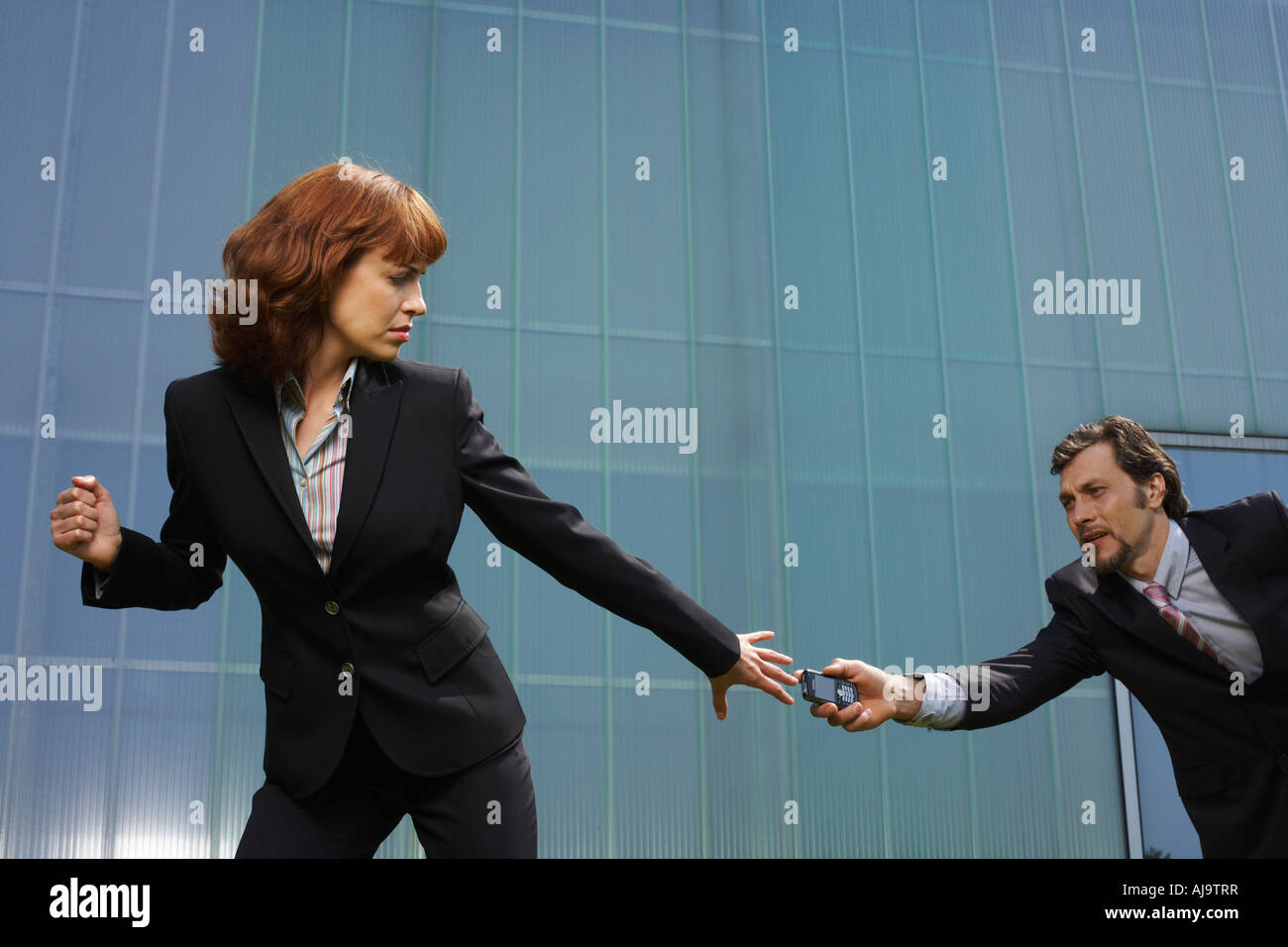 Business People Running Relay Stock Photo - Alamy