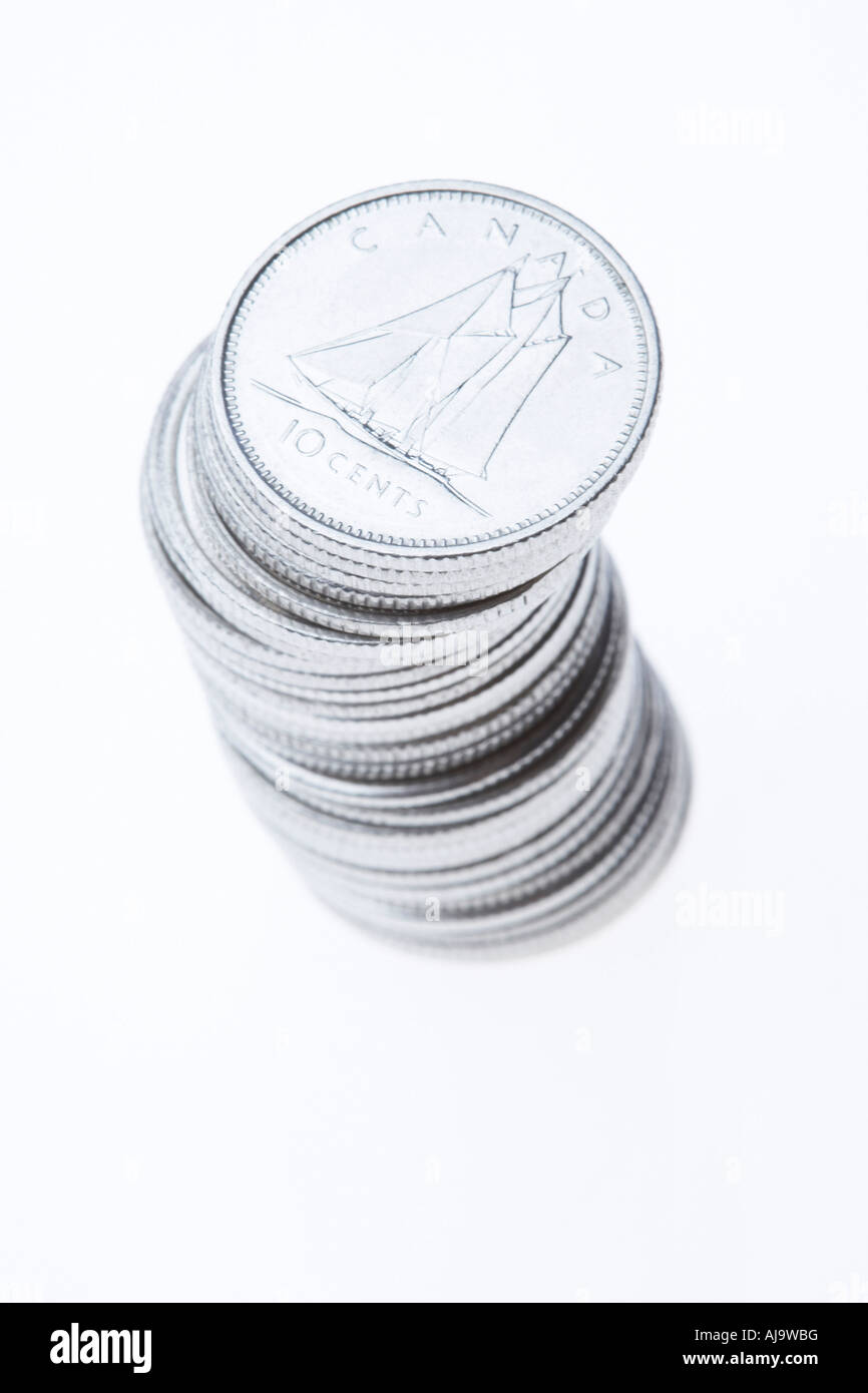 Canadian dime hi-res stock photography and images - Alamy