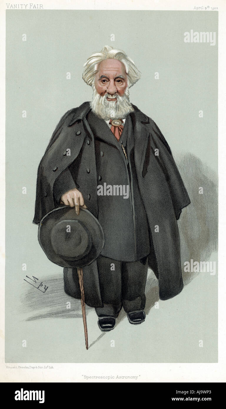 William Huggins, British astronomer and spectroscopist, 1903. Artist ...