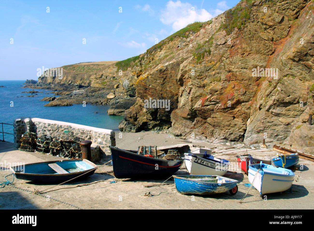 Southernmost point on mainland, Lizard Point, Cornwall, England, UK ...