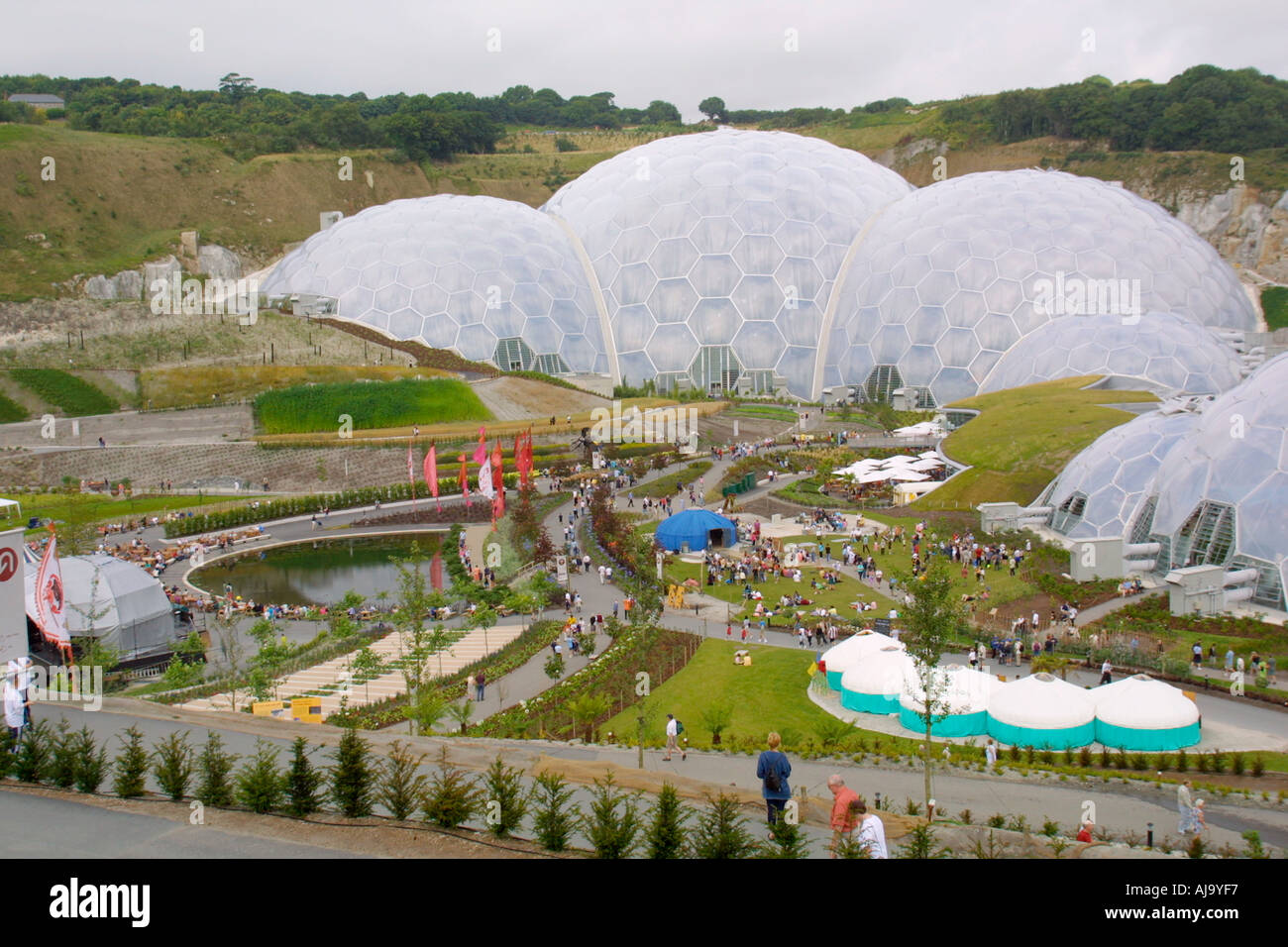 May 2001: Eden Project, St Austell, Cornwall, England, UK, Europe Stock ...