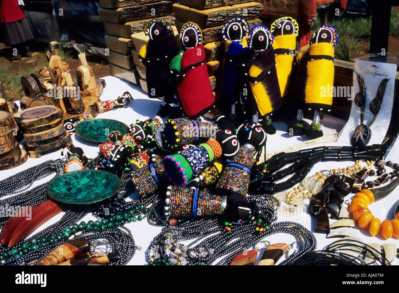 South Africa, close up, objects, still life, ethnic toy dolls and ...