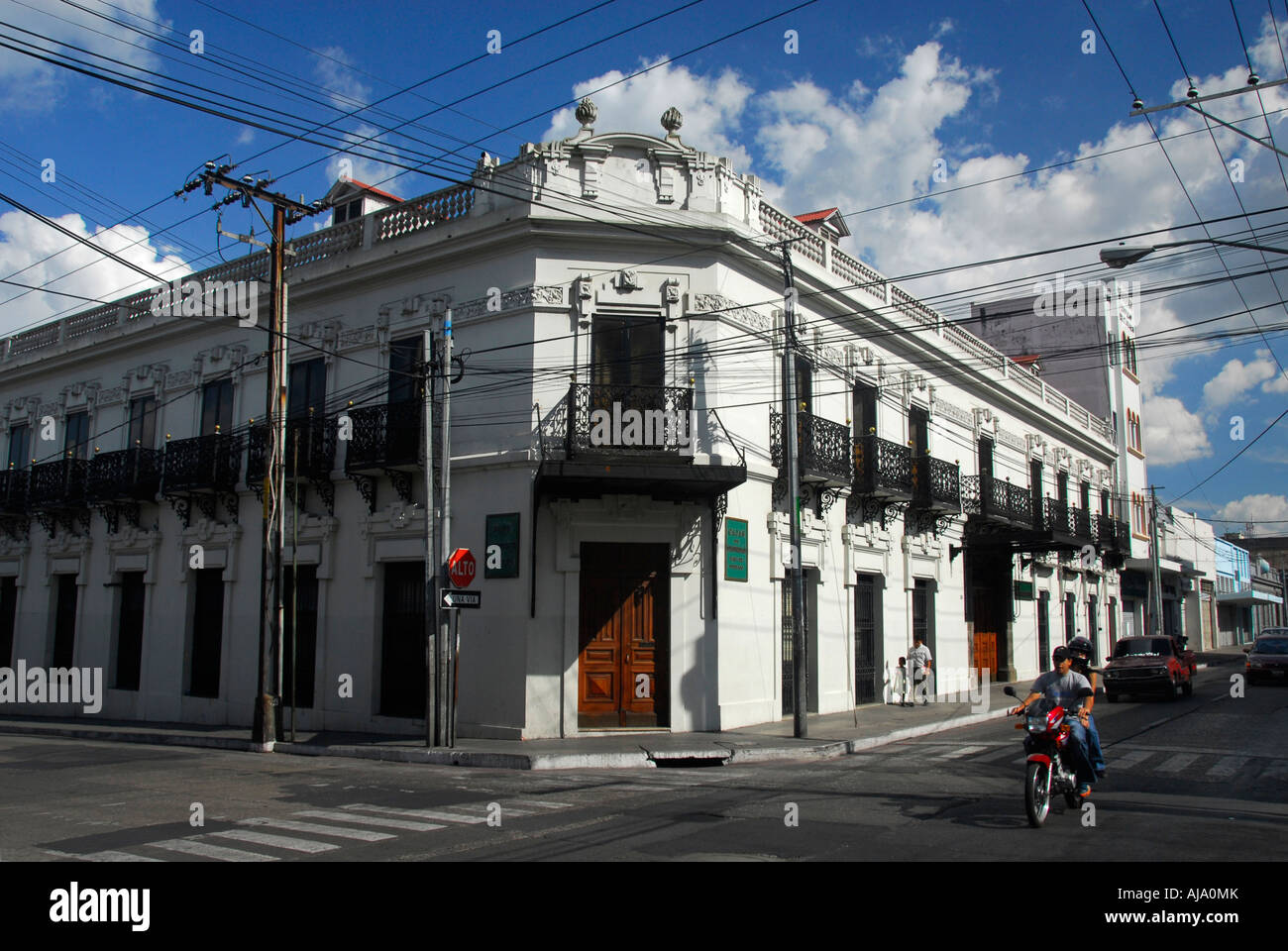 Building of Zone 1 in Guatemala City, capital of Guatemala Stock Photo ...
