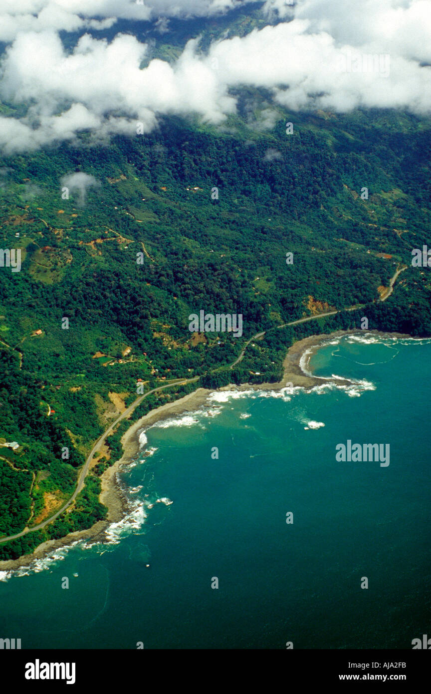 Aerial Images of the Costa Rica Coastline Stock Photo - Alamy
