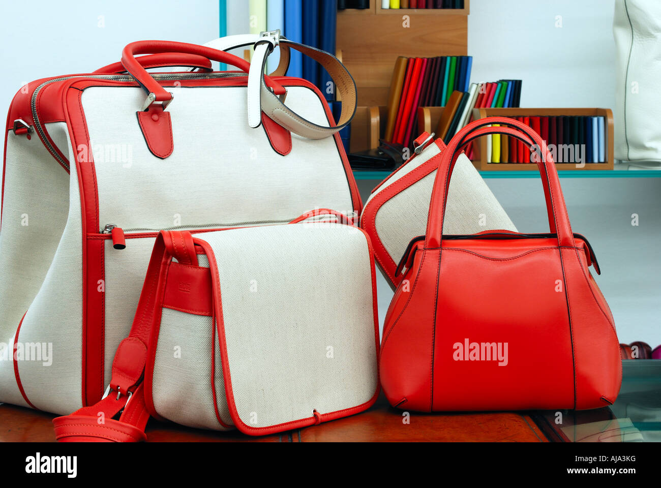 Fashion leather handbags italy hi-res stock photography and images - Alamy