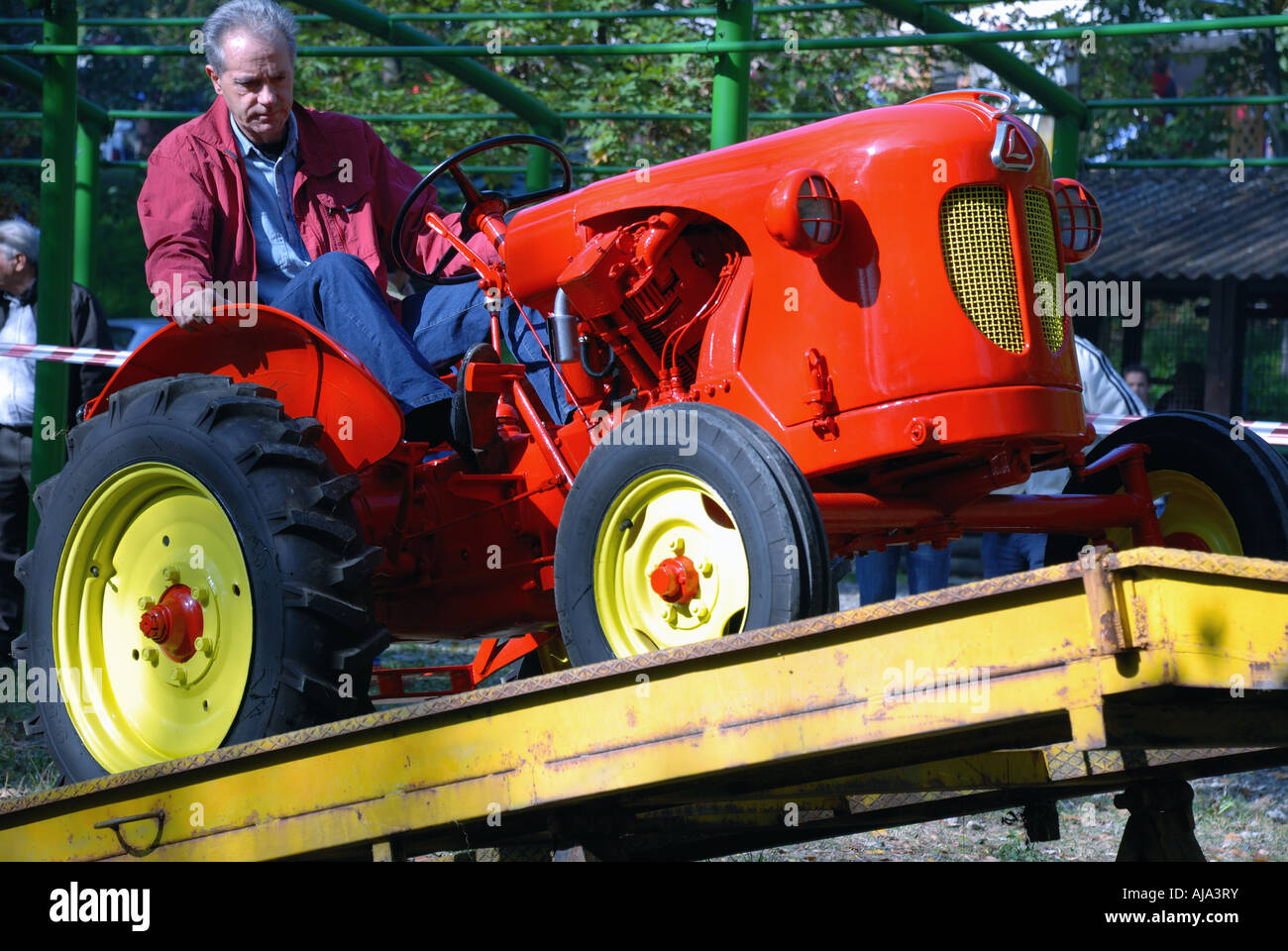 Vintage tractor rally in italy hi-res stock photography and images - Alamy