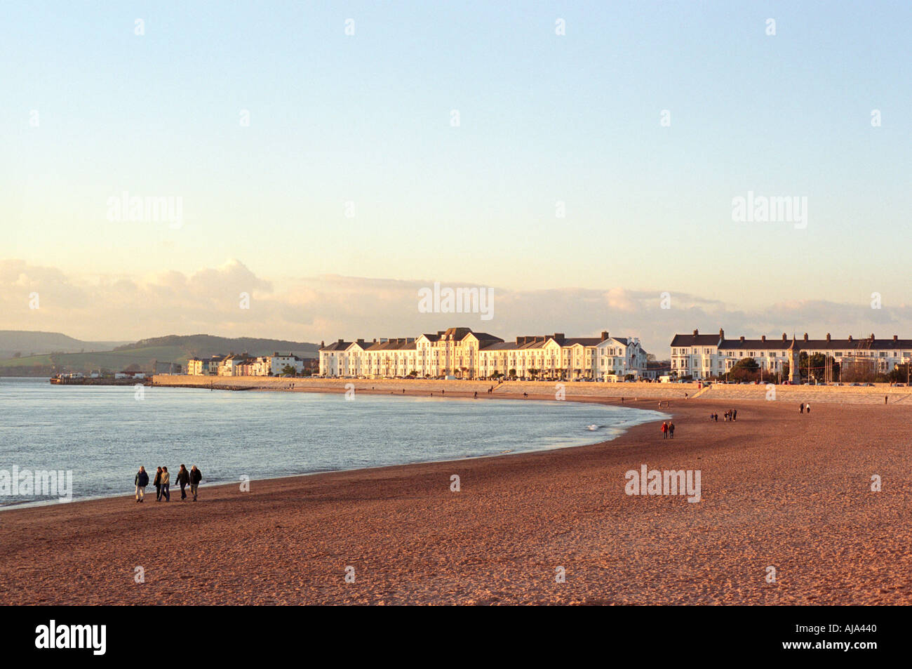 Exmouth beach and seafront Devon England UK Stock Photo - Alamy