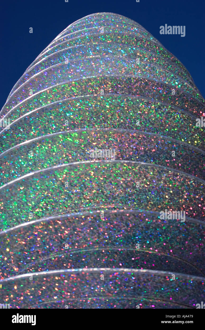 Acrylic Lucite Iridescent Translucent Art with Colour Sparkles Stock ...