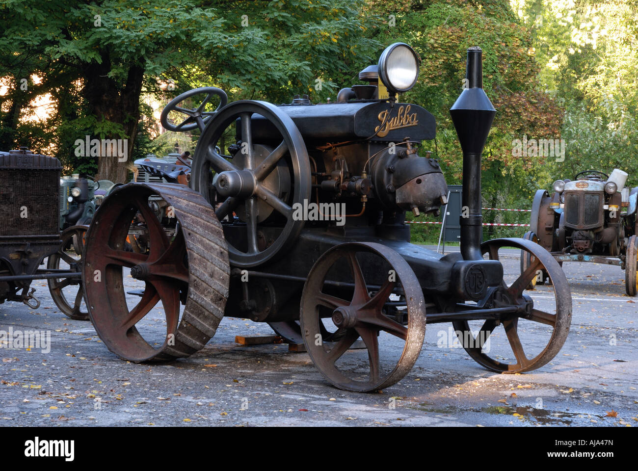 A rare vintage Bubba tractor at a rally in Italy Stock Photo - Alamy