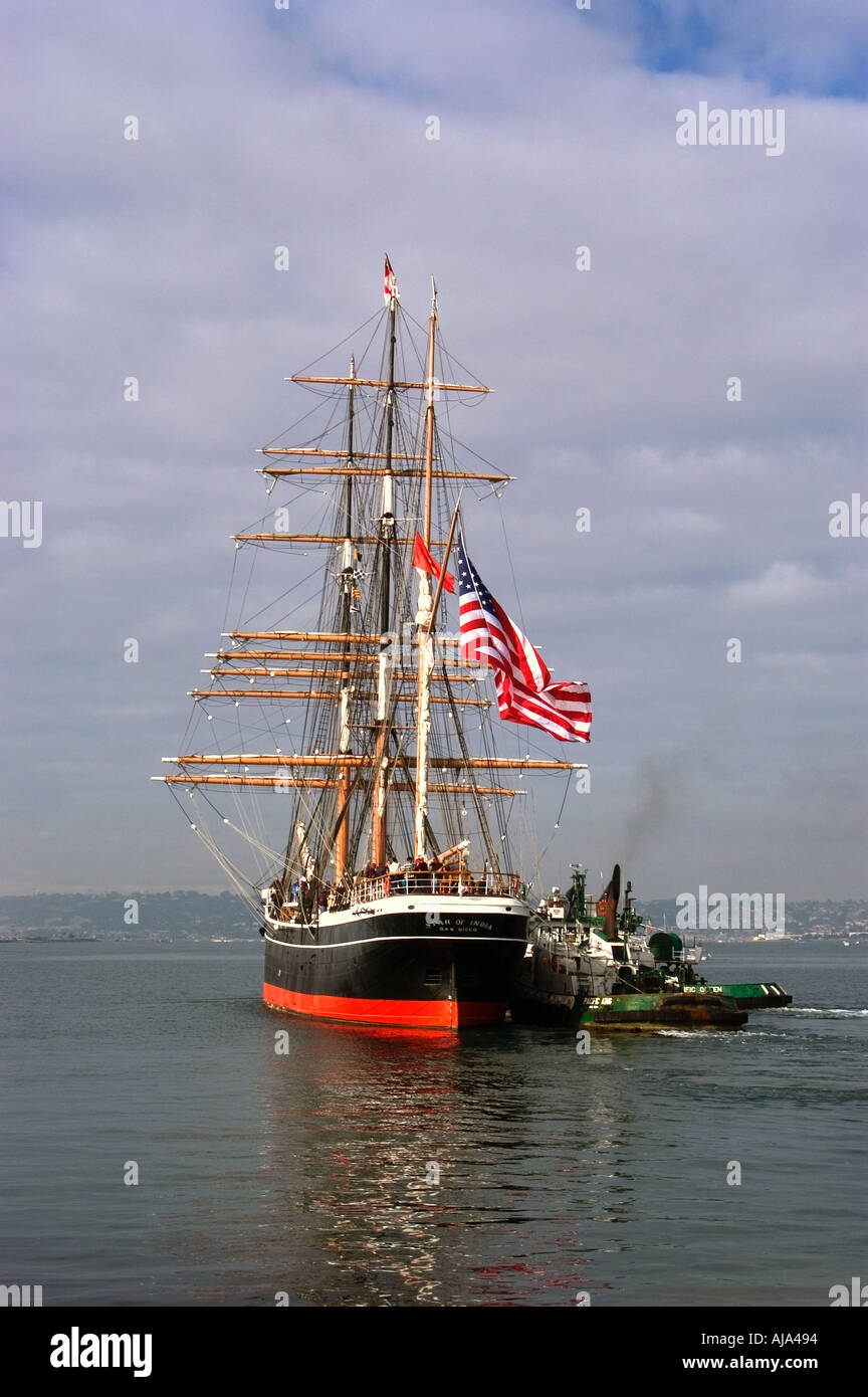 Foss Maritime Tugs Pacific Queen Pacific King Preparing Star of India ...