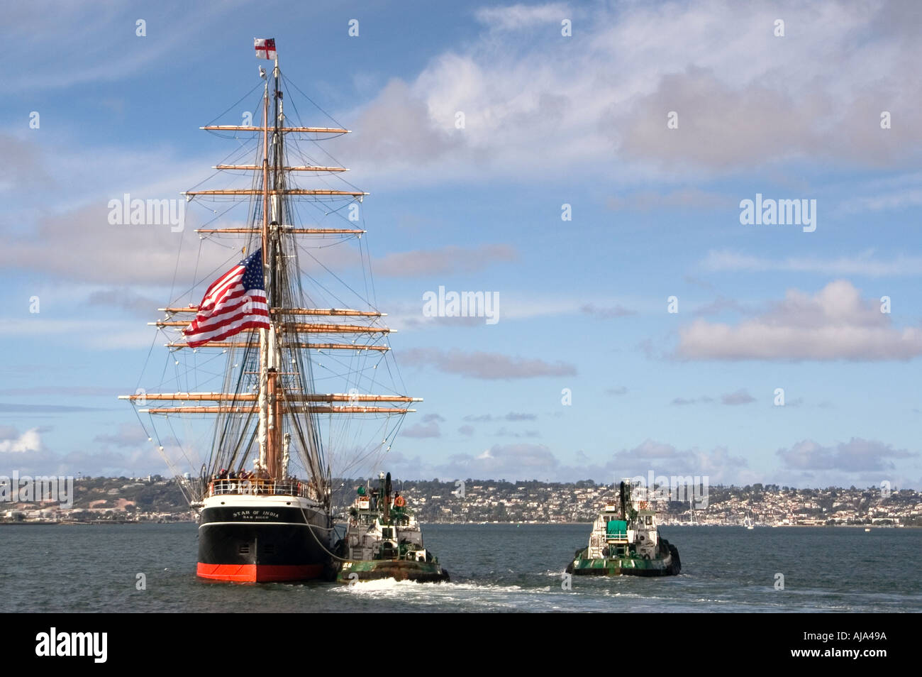 Foss Maritime Tugs Pacific Queen Pacific King Preparing Star of India ...