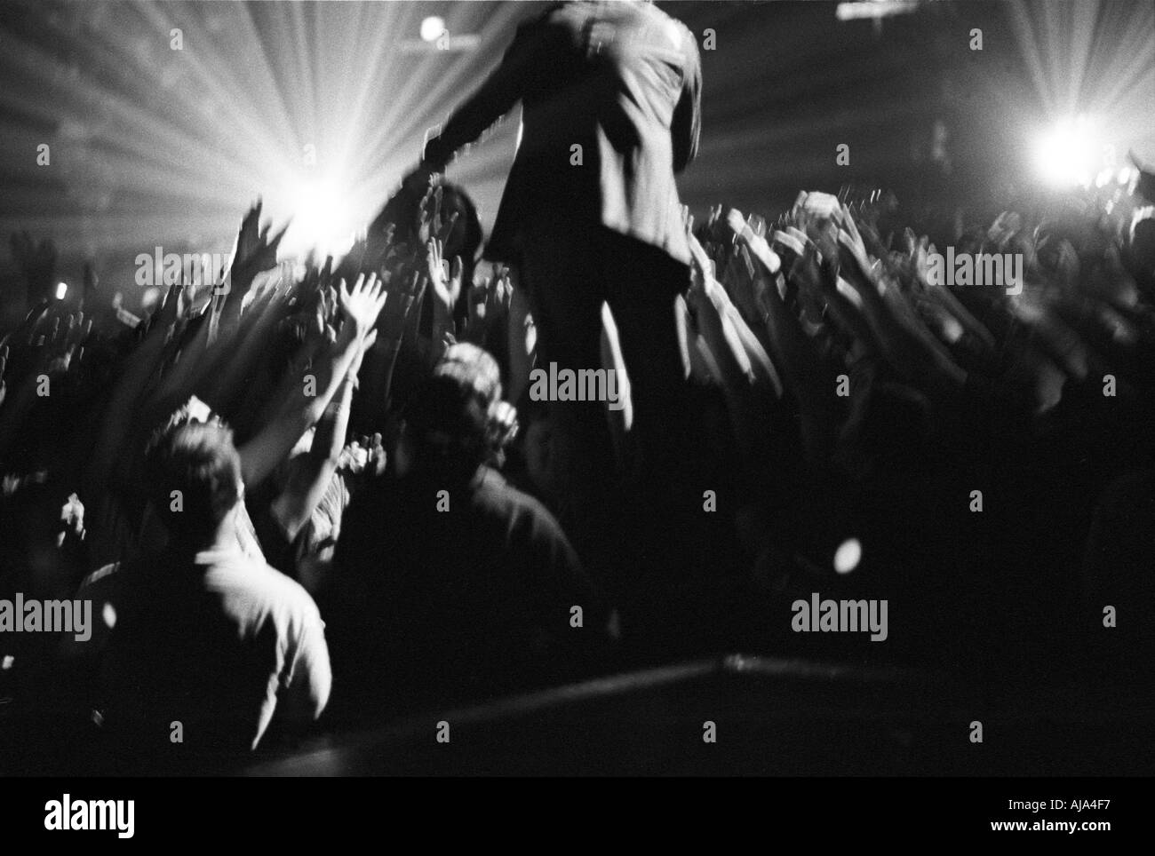 Gig audience Black and White Stock Photos & Images - Alamy