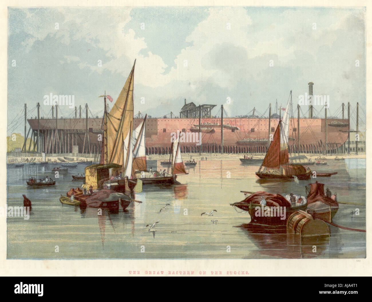 Great eastern ship construction hi-res stock photography and images - Alamy