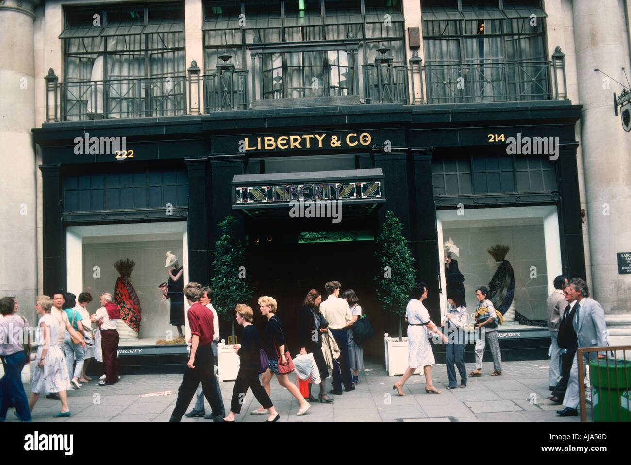 Liberty london shop interior hi-res stock photography and images - Alamy