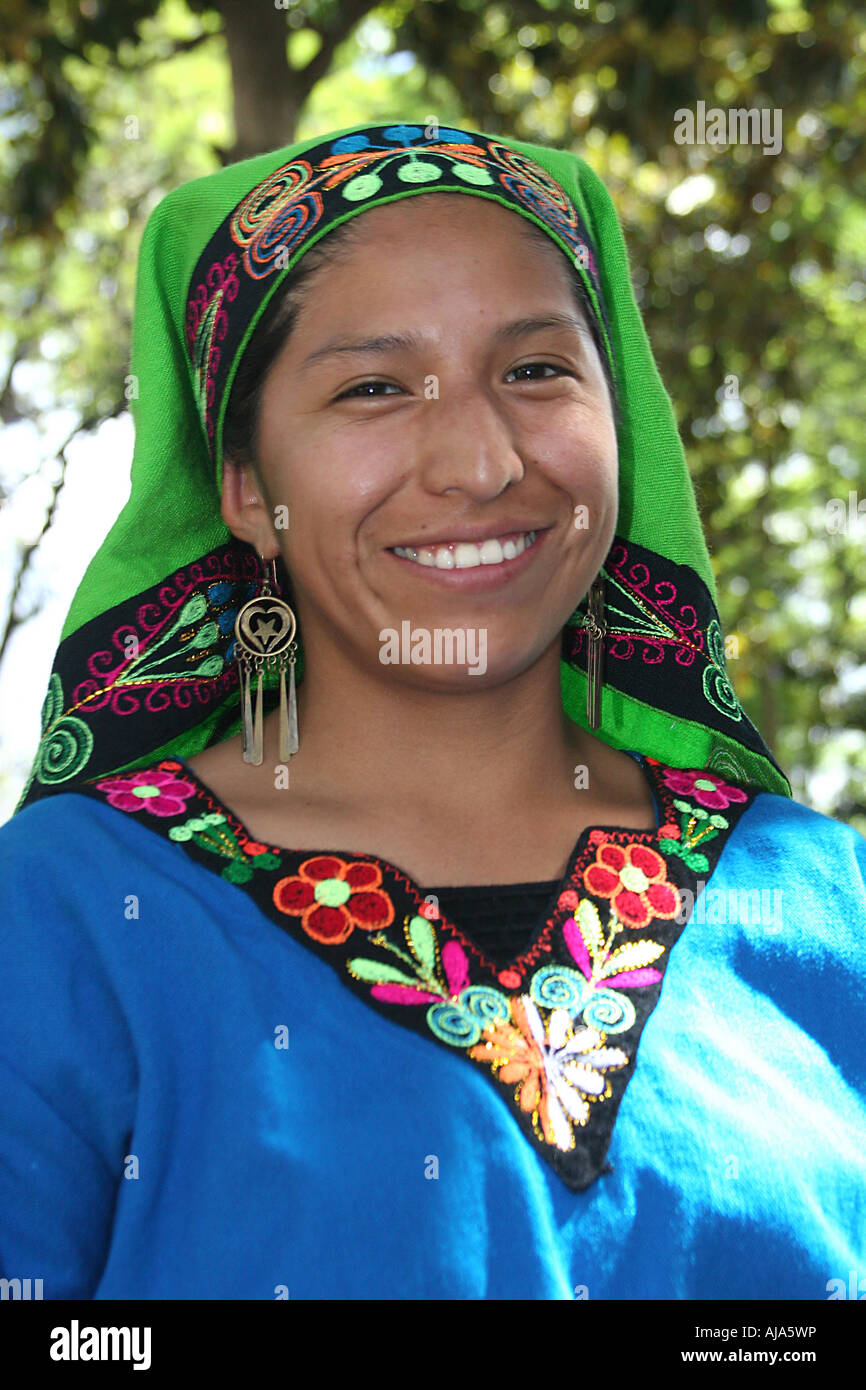 A young student in traditional Bolivian Clothes Stock Photo - Alamy
