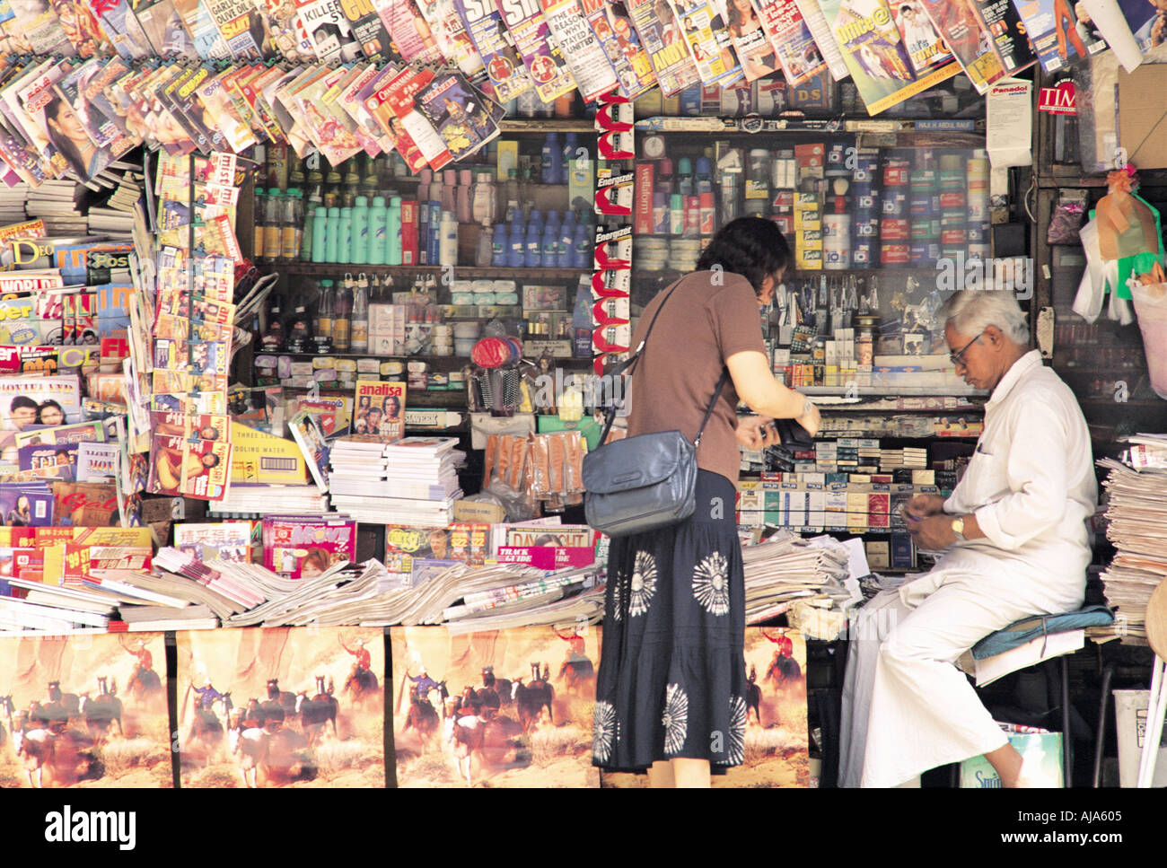 Roadside Stall, Kuala Lumpur Stock Photo - Alamy