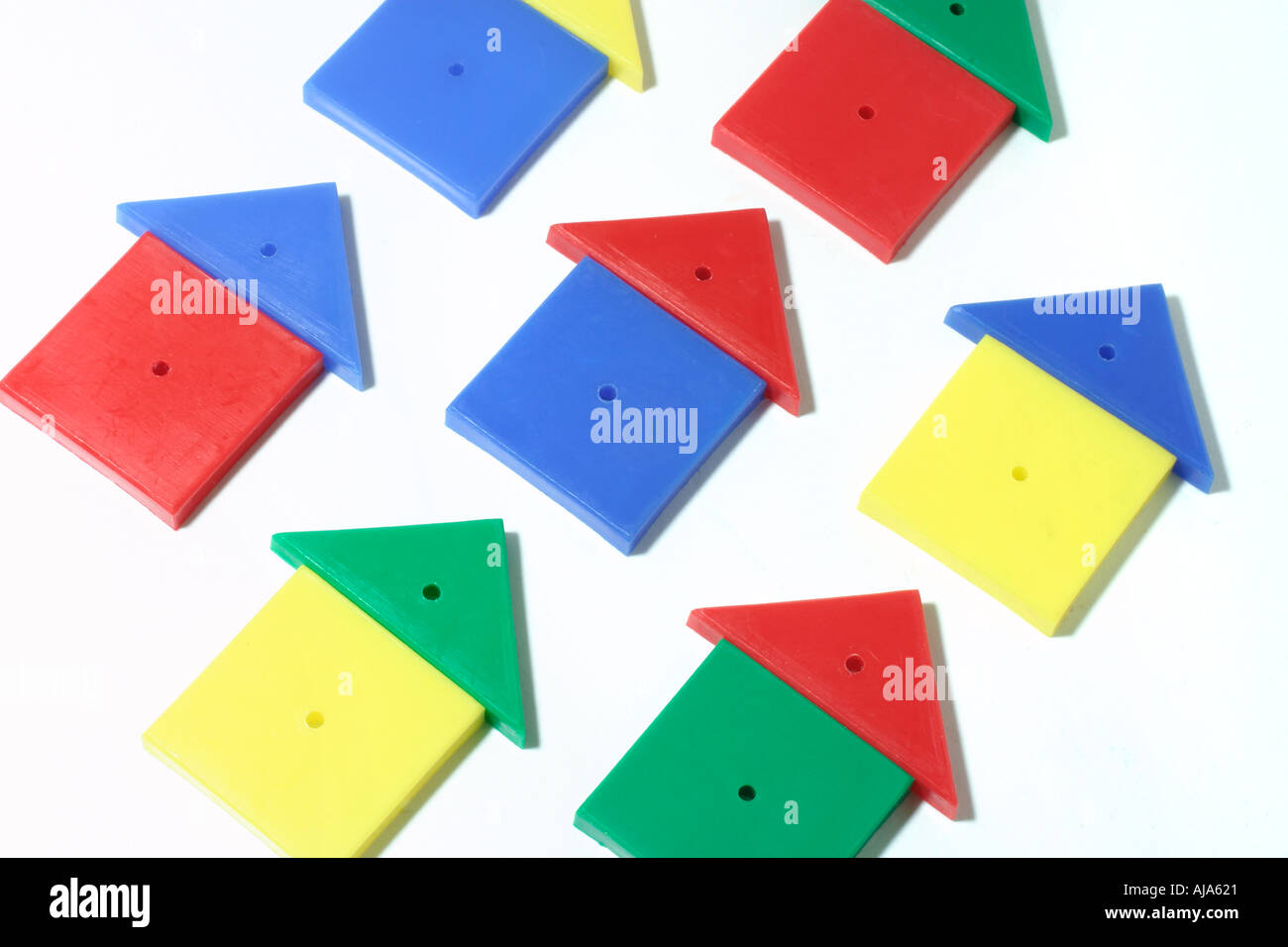 Wooden House Symbols Stock Photo - Alamy