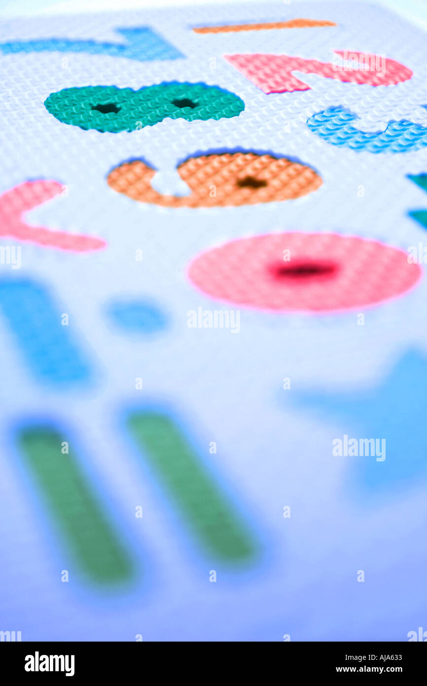 Toy Mathematic Set Stock Photo - Alamy