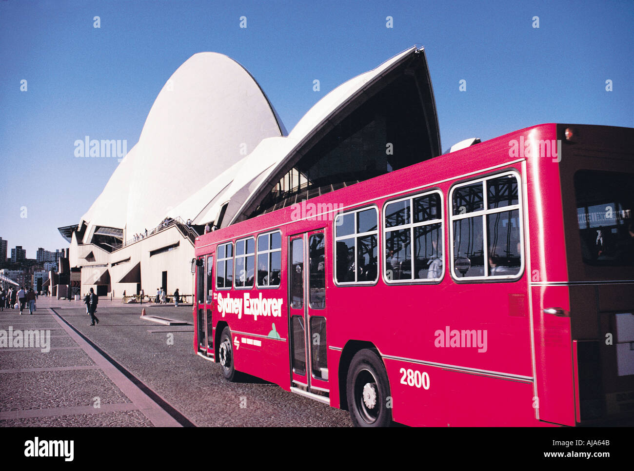 Sydney Explorer Bus Stock Photo - Alamy