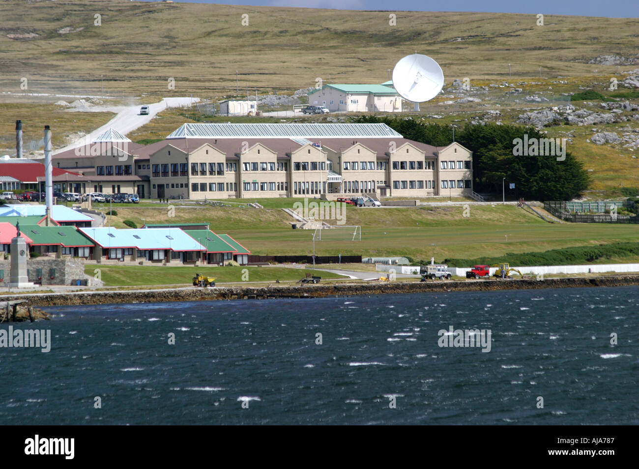 Stanley School in the Falkland Islands Stock Photo - Alamy