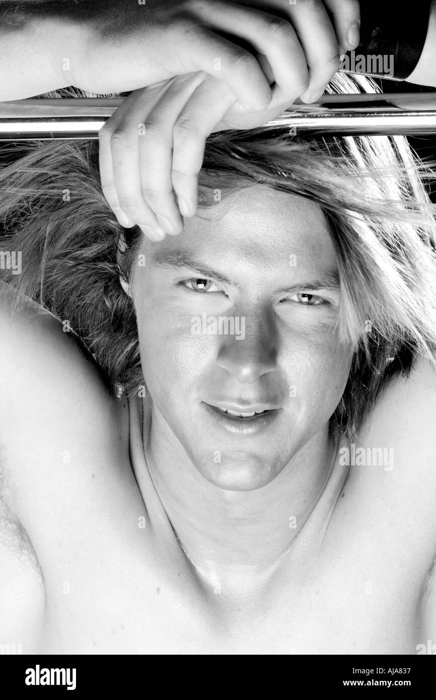 Face anatomy male Black and White Stock Photos & Images - Alamy