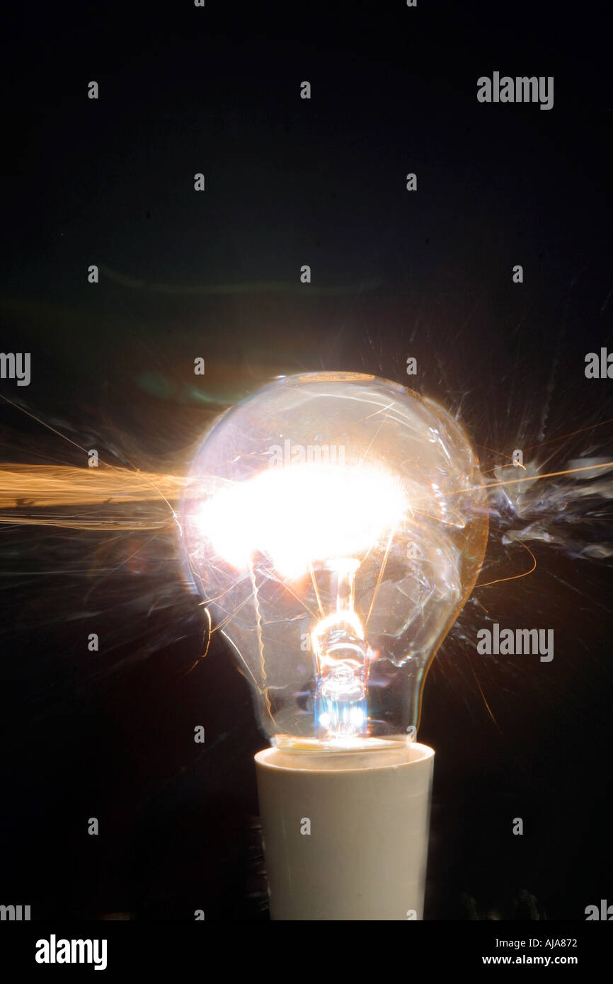 Exploding lightbulb hi-res stock photography and images - Alamy