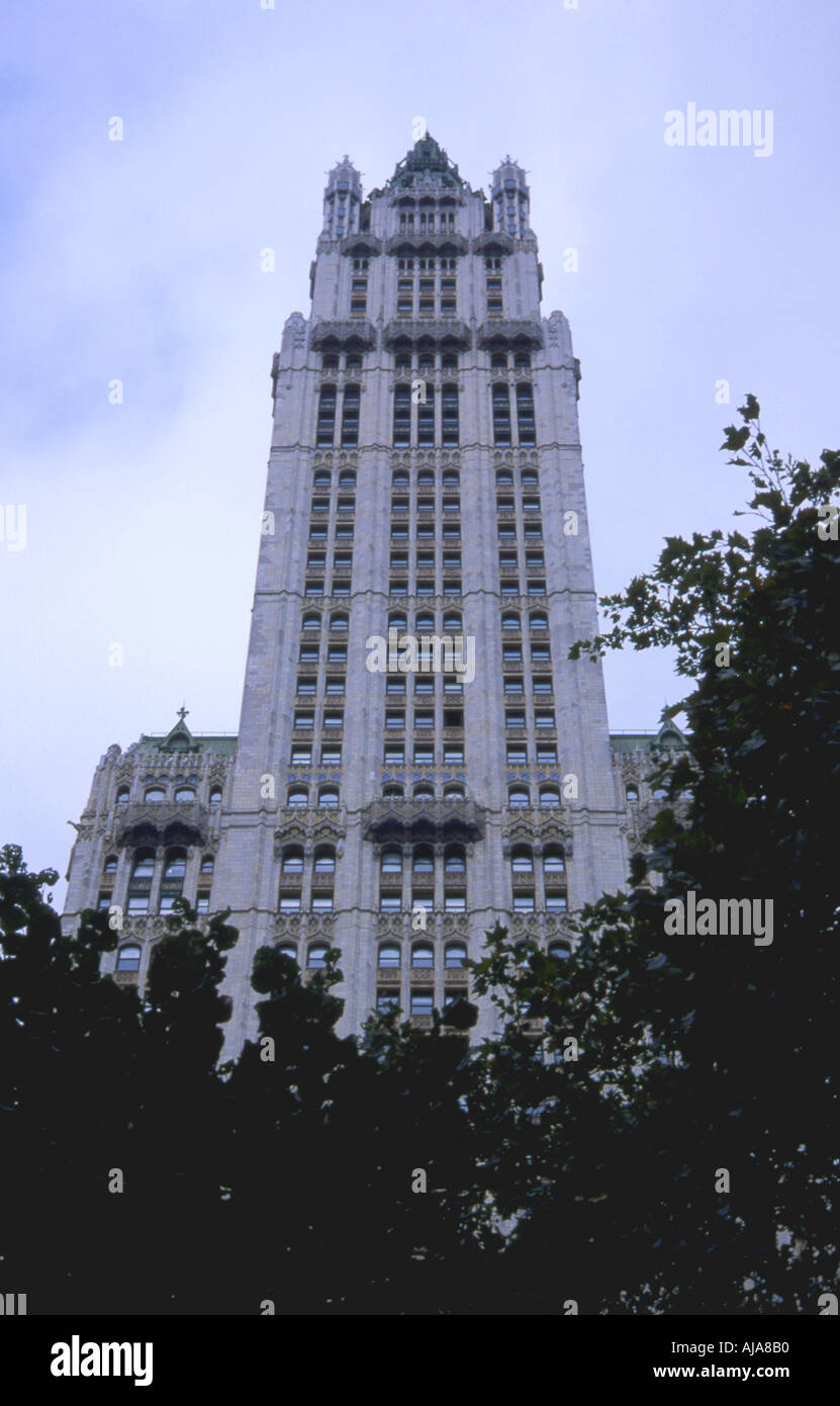 The Woolworth Building New York, early skyscraper Stock Photo - Alamy