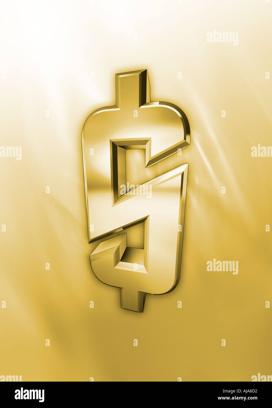 Computer generated 3D dollar sign Stock Photo - Alamy