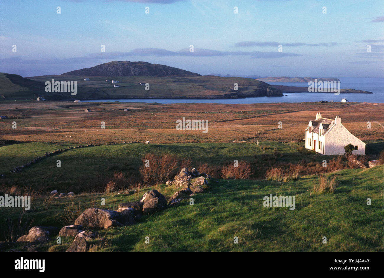 Scotland Isle of Skye isolated cottage Stock Photo - Alamy