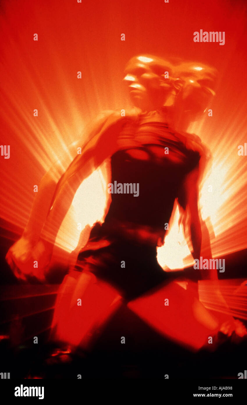 Two heads double exposure hi-res stock photography and images - Alamy