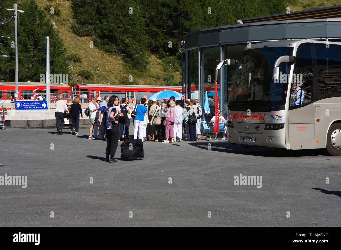 Matterhorn terminal in tasch switzerland hi-res stock photography and ...