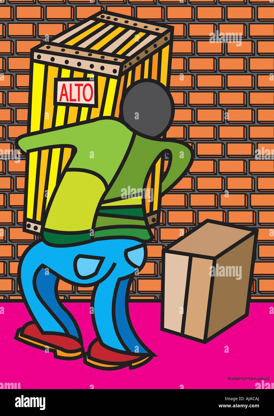 Lifting technique box hi-res stock photography and images - Alamy