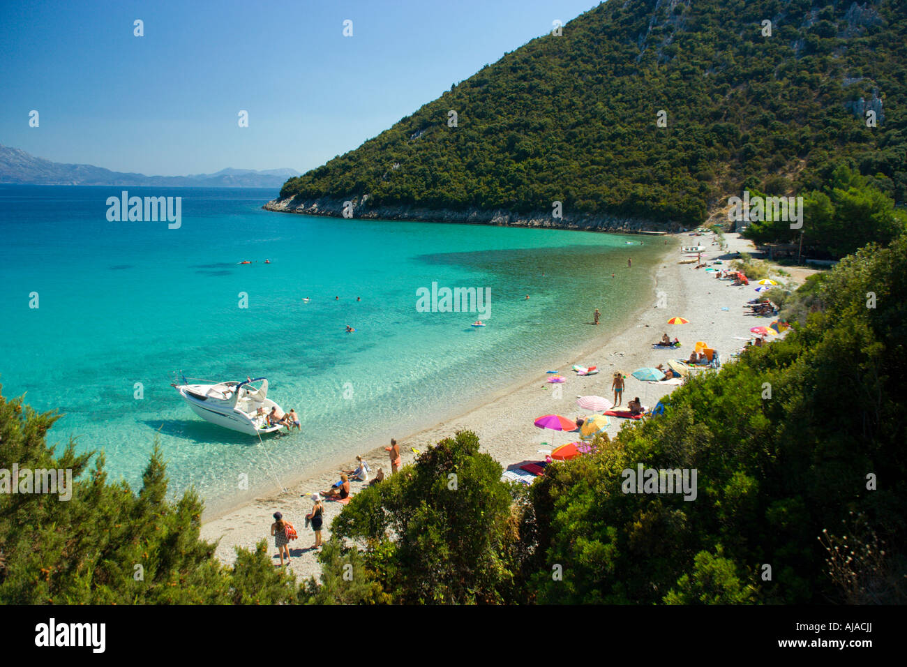 Divna beach on Peljesac Peninsula Croatia Stock Photo - Alamy