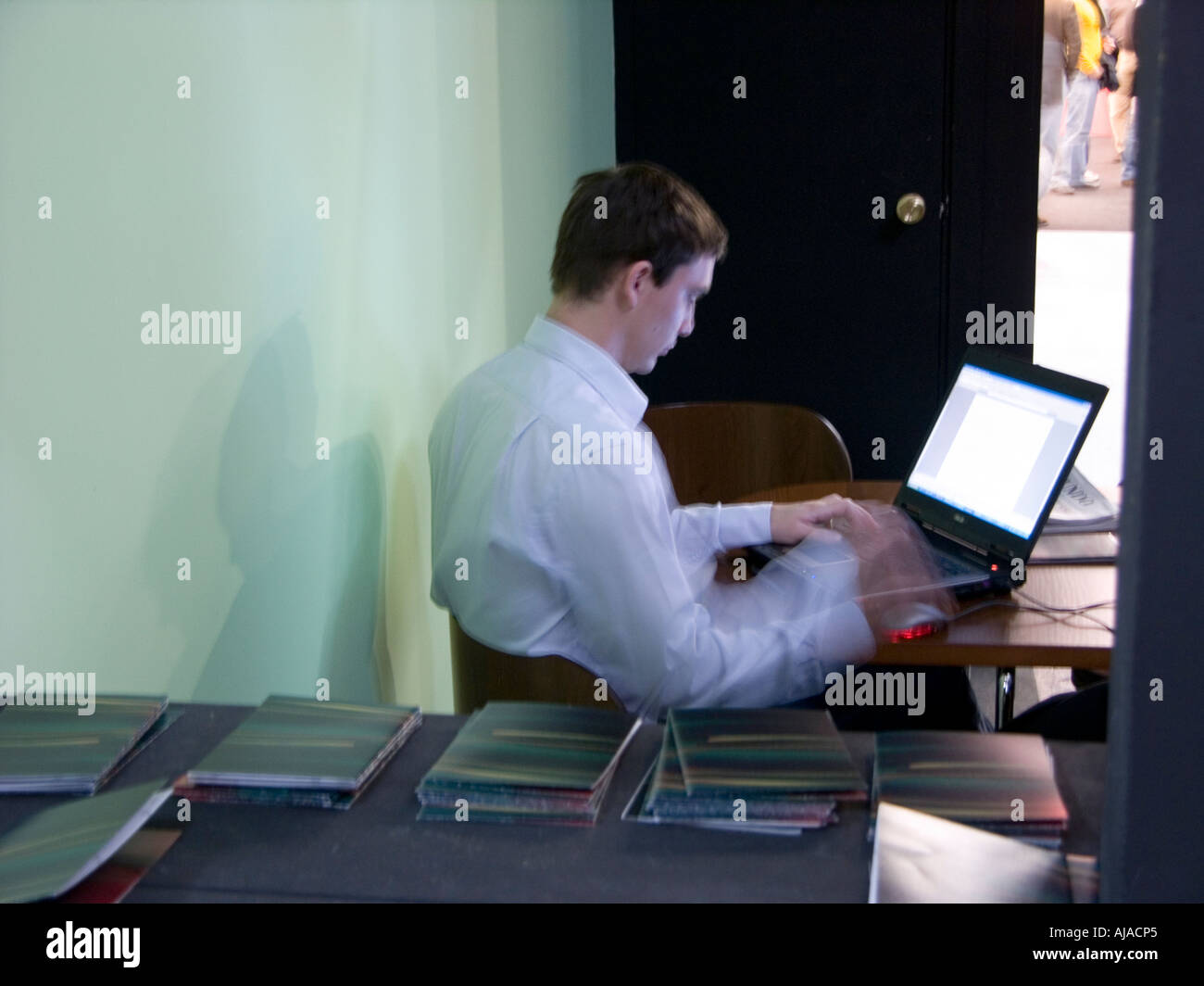 executive working at the office Stock Photo - Alamy