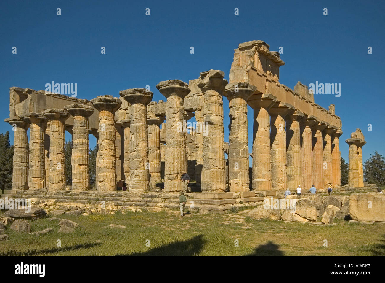 Cyrene Temple Zeus Libya Stock Photo - Alamy
